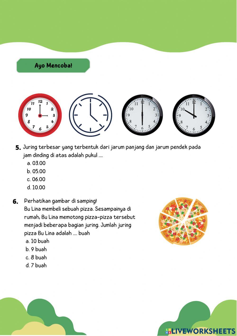Mtk interactive worksheet for VI | Live Worksheets
