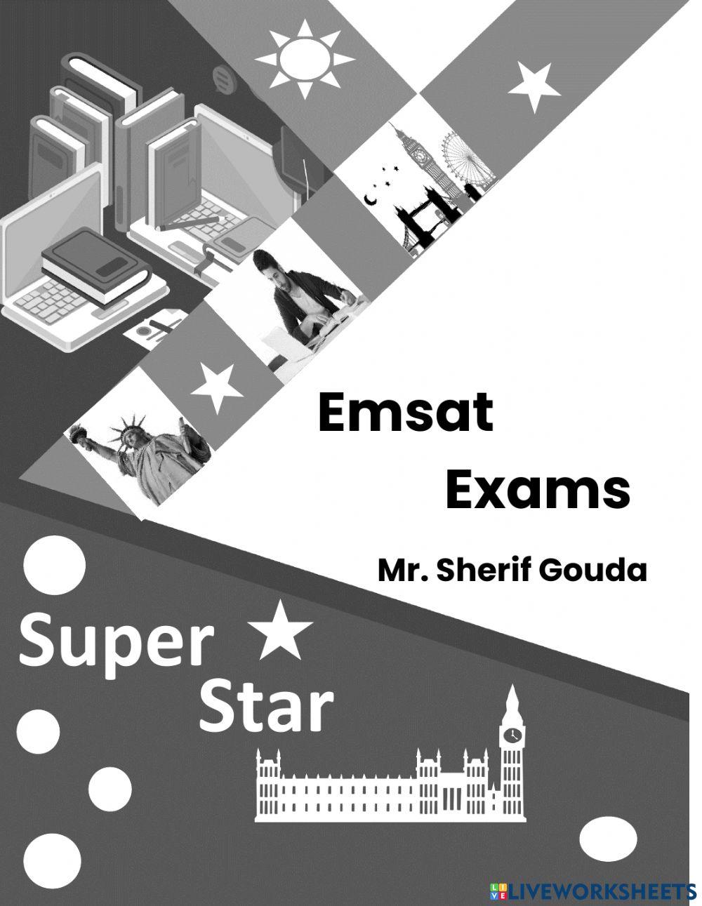 2439853 | Emsat (Exam 1) | Sherif Gouda | LiveWorksheets