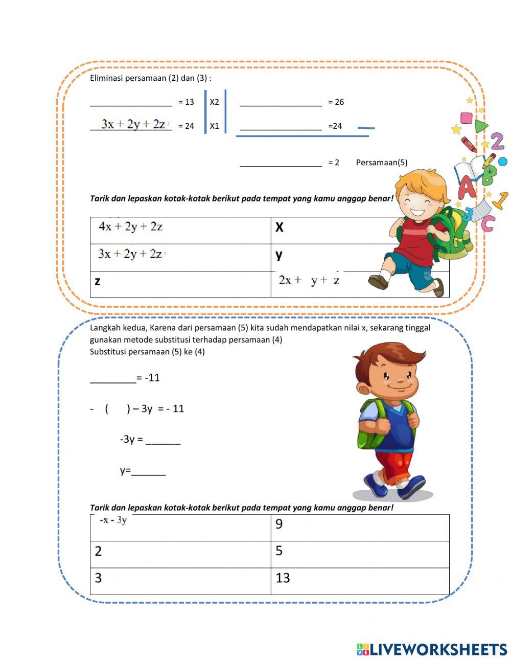 Spltv gabungan exercise | Live Worksheets
