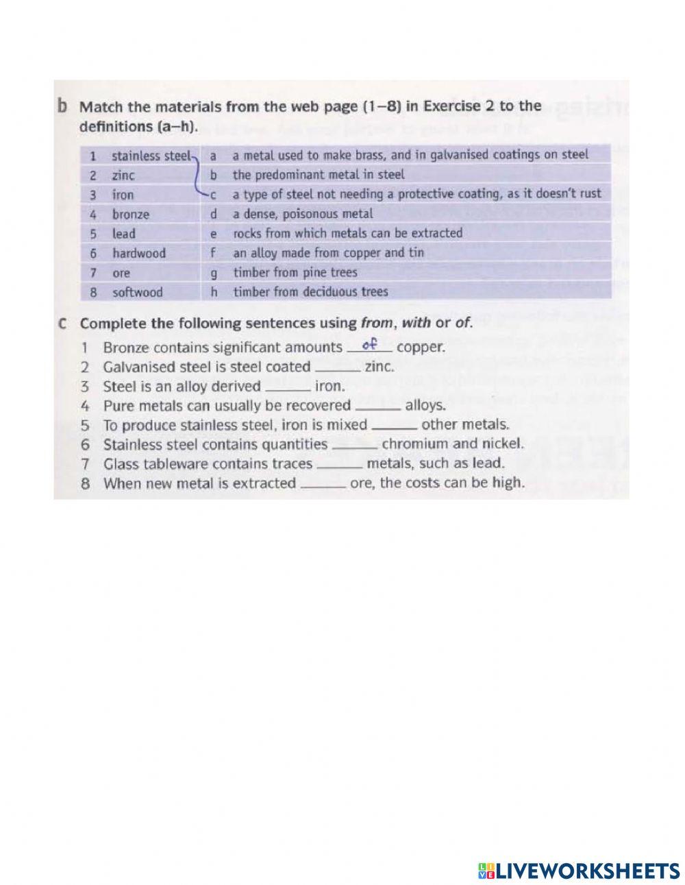 More Vocabulary worksheet | Live Worksheets