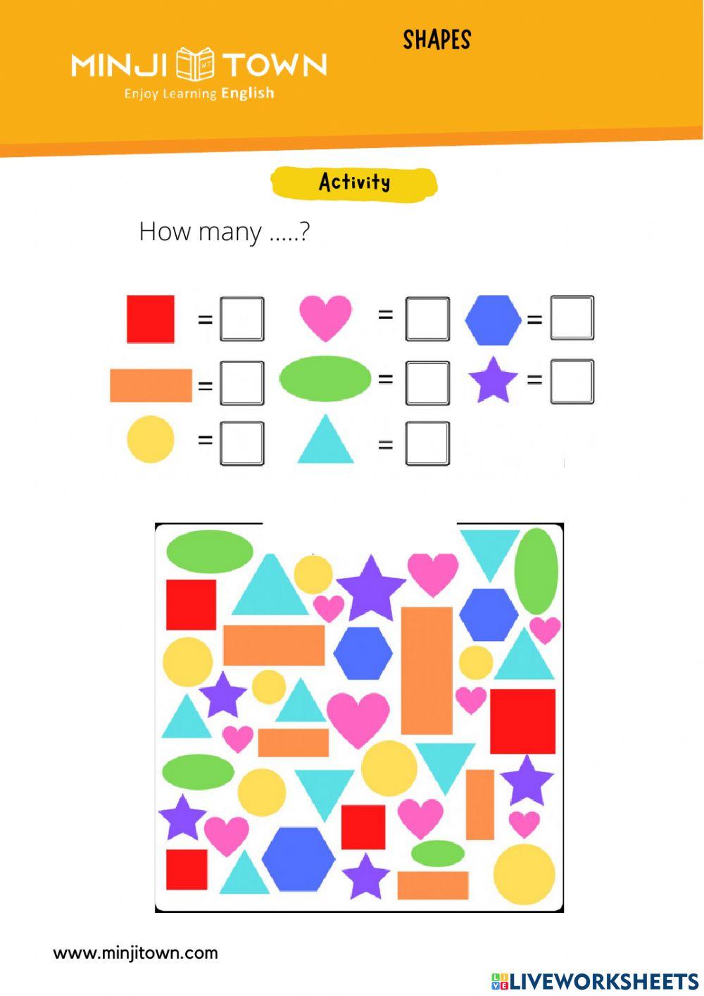 2154404 | Shapes | Jessica Murcia | LiveWorksheets