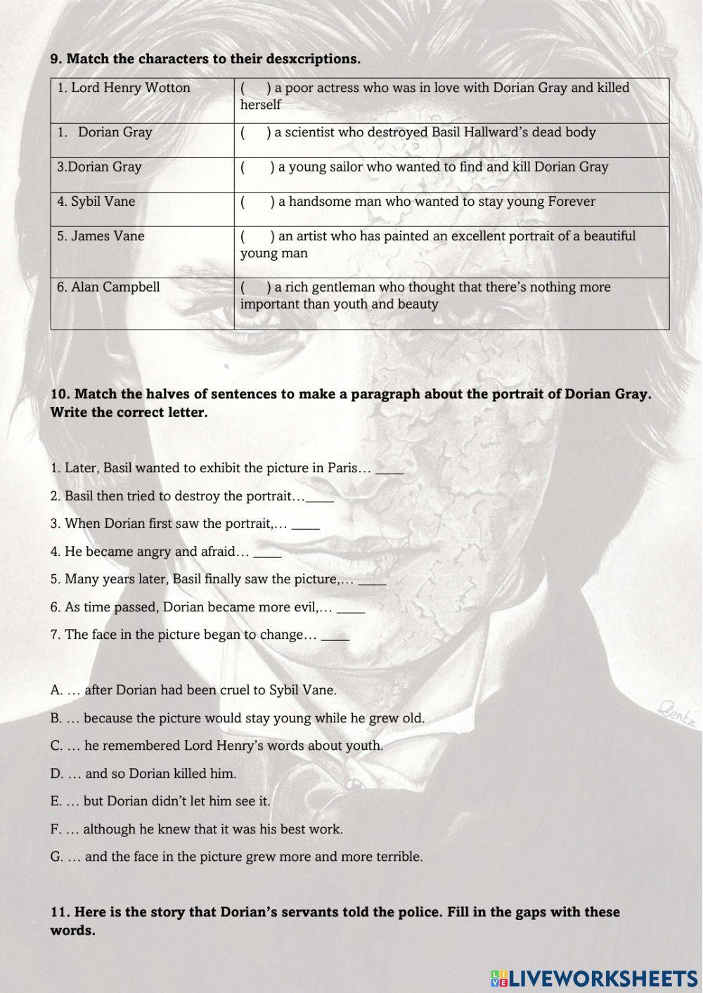 The picture of … | Free Interactive Worksheets | 2154572