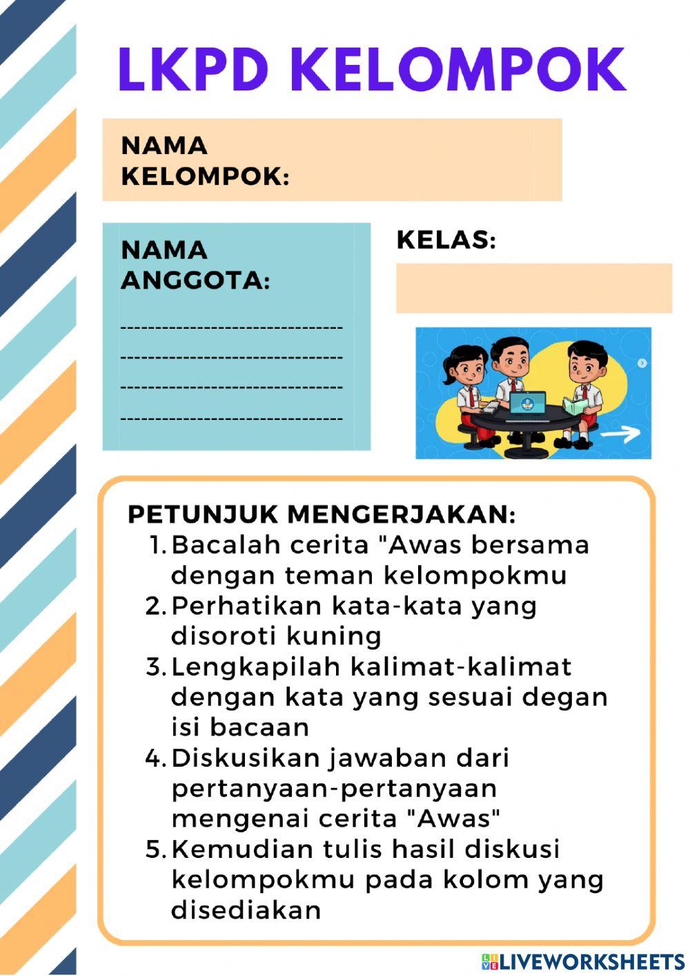 LKPD Kelompok- … | Free Interactive Worksheets | 2155049