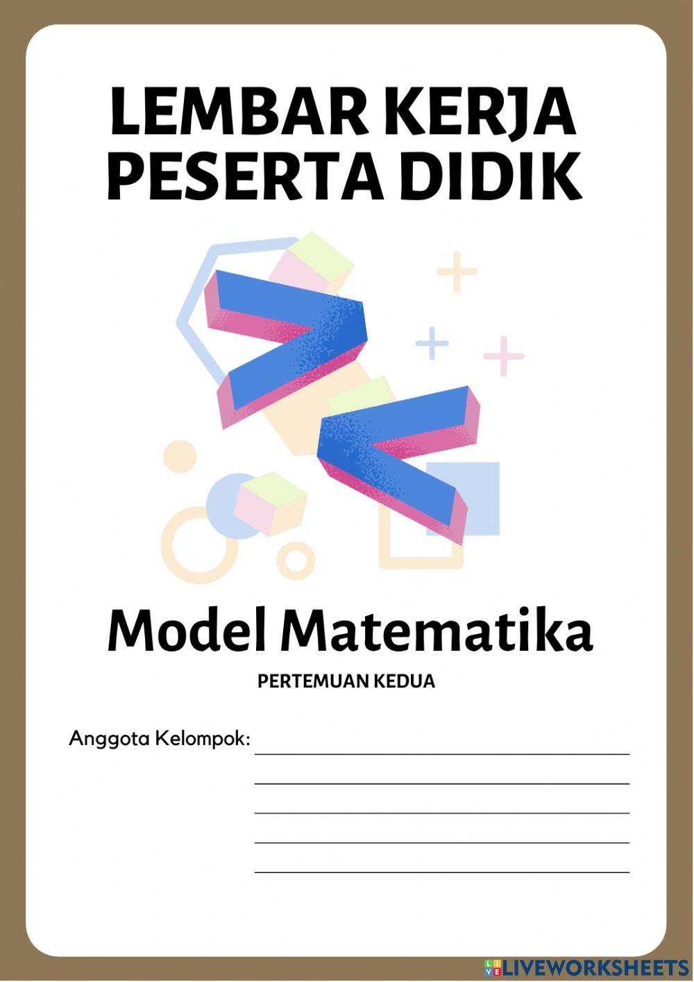 Model Matematika Prolin 2 worksheet | Live Worksheets