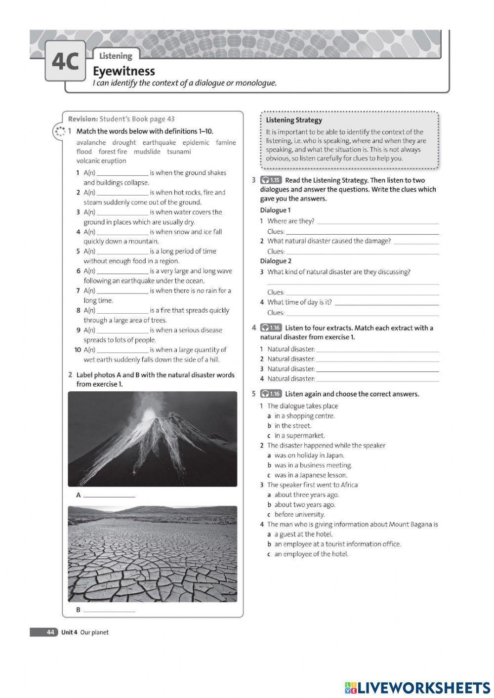 Spi-u4-p044 worksheet | Live Worksheets
