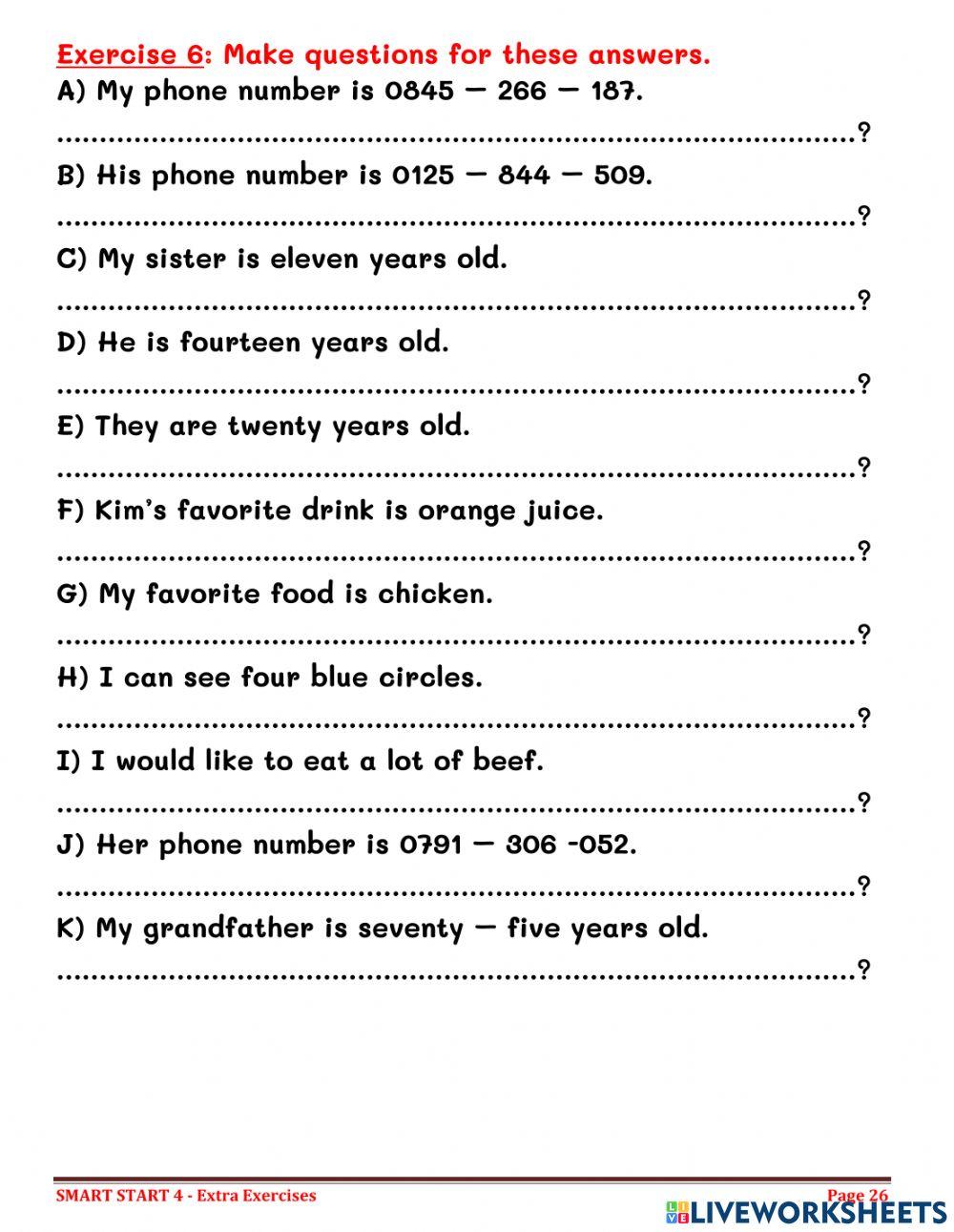 Iss 4 theme 1 lesson 5 worksheet | Live Worksheets