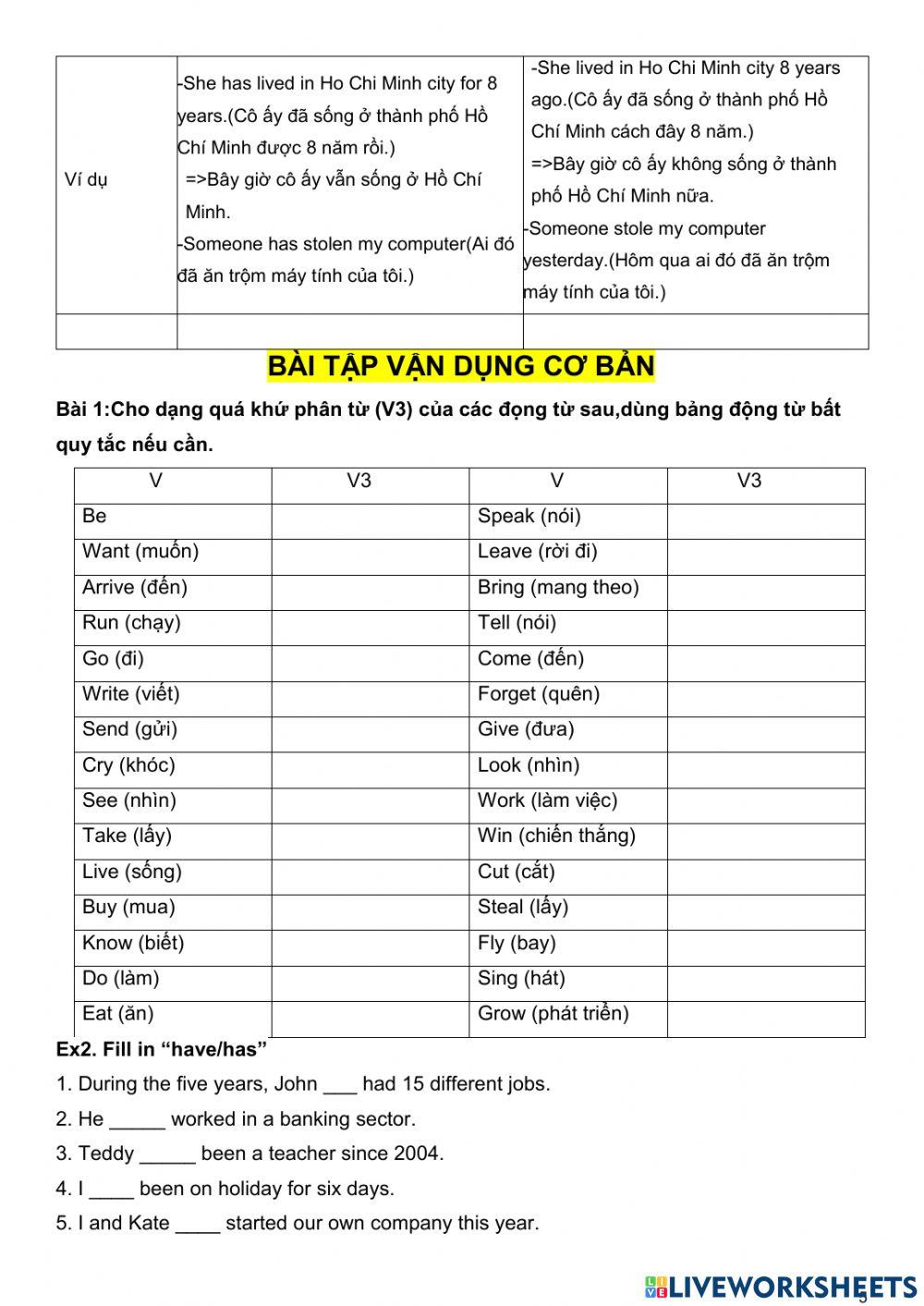 Unit 9 online exercise for 9 | Live Worksheets