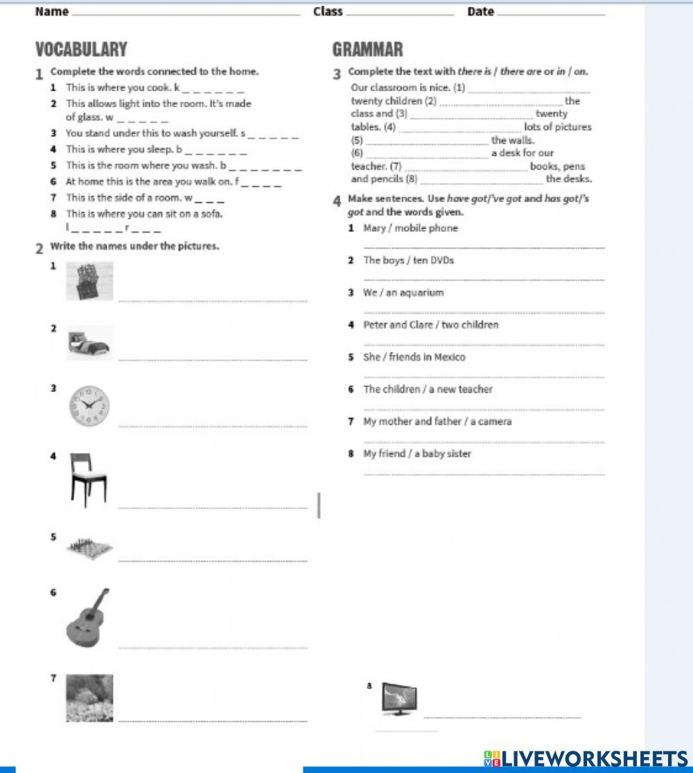 Unit 3 Prepare … | Free Interactive Worksheets | 2441299