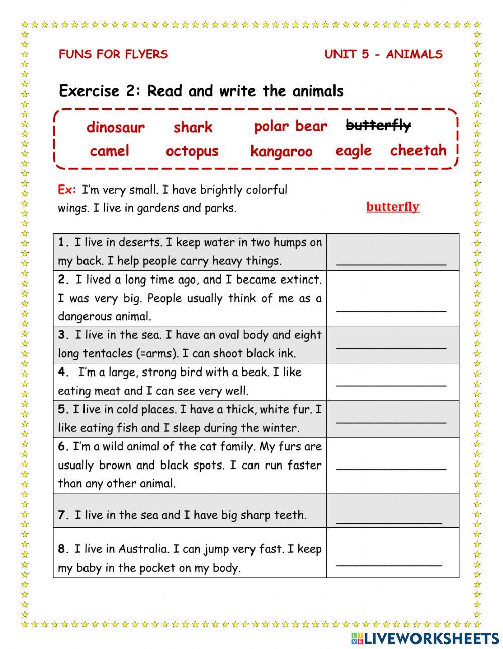 Fun For Flyers-… | Free Interactive Worksheets | 2157676