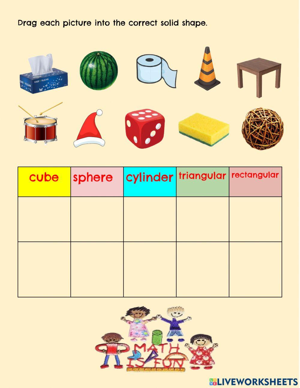Common Containers-3D Shapes (Number Readiness K2) 2874604