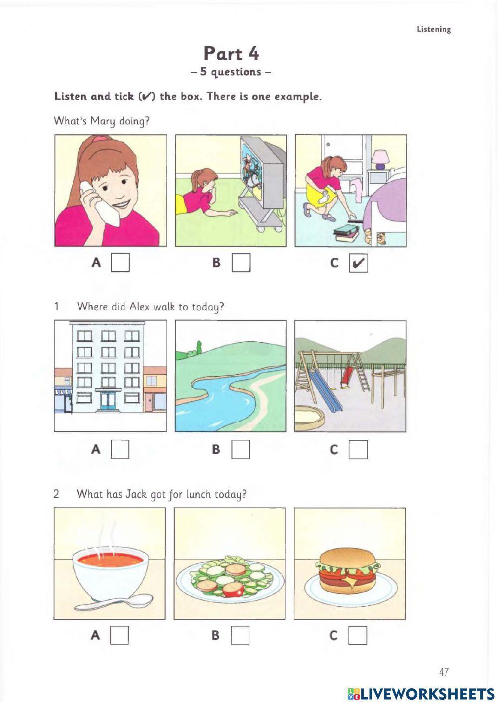 Starters Test Book Listening Worksheet Live Worksheets, 55% OFF Starters Test Book Listening Worksheet Live Worksheets, 55% OFF