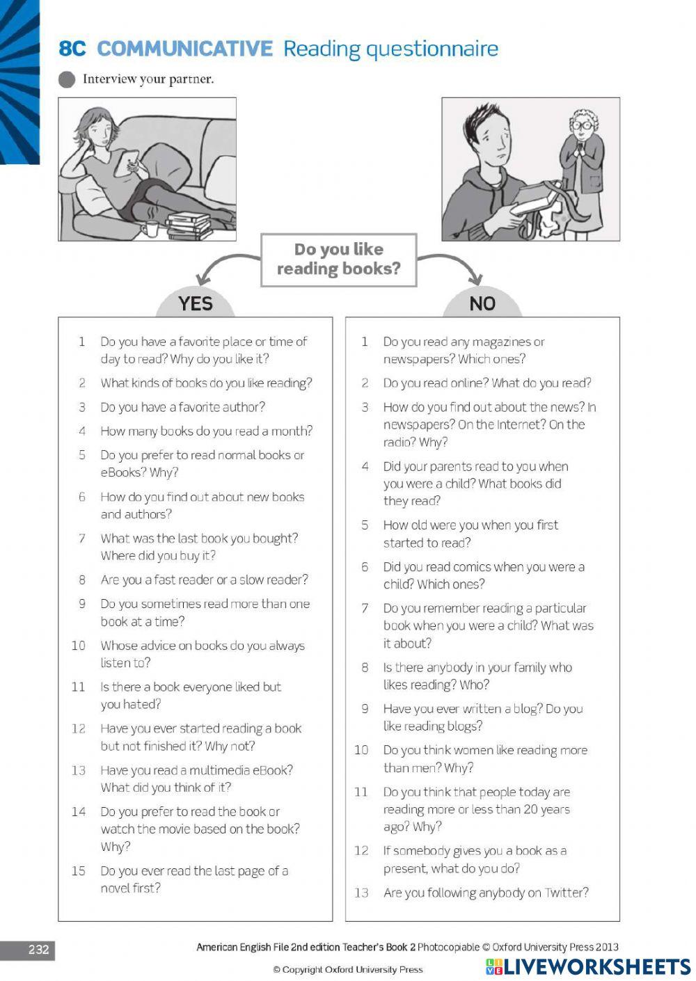 communicative 8 online exercise for | Live Worksheets