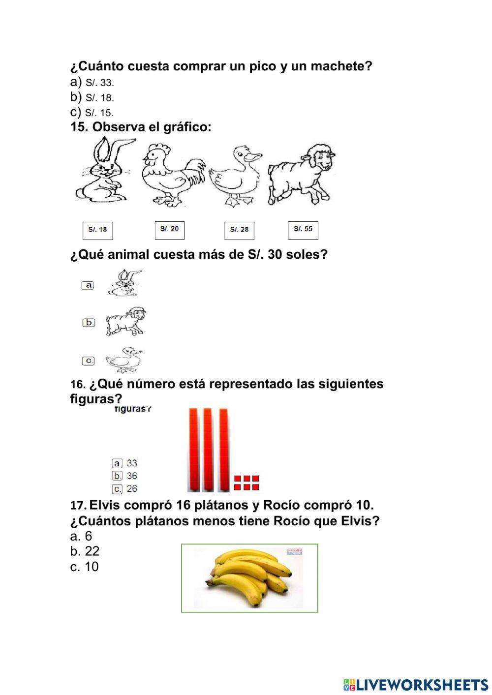 Matemática interactive worksheet | Live Worksheets