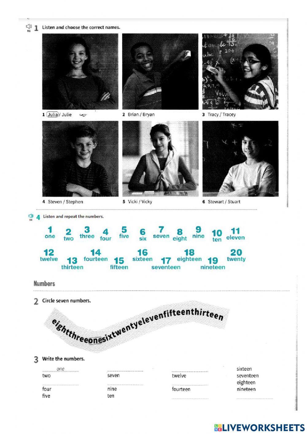 Prepare 5(1) NUS | Free Interactive Worksheets | 2132243