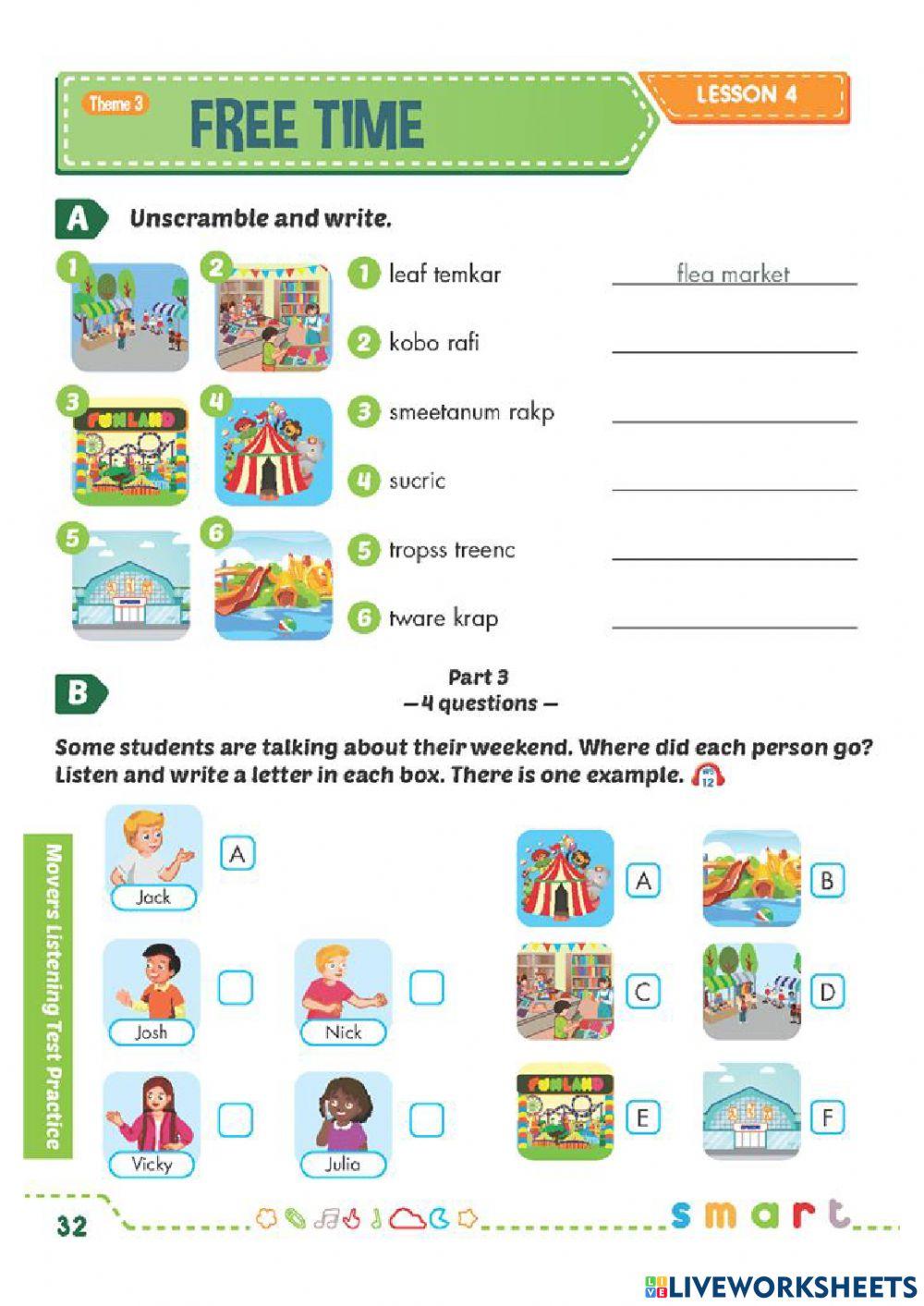 Ils-u3-l4 worksheet | Live Worksheets