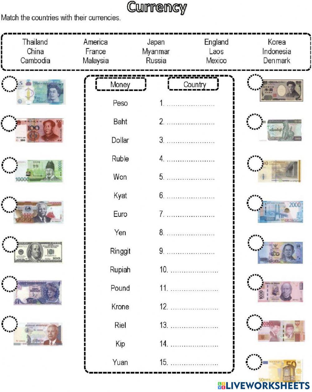 2133411 Currency 2 JuthasapN LiveWorksheets 2133411-currency-2-juthasapn-liveworksheets