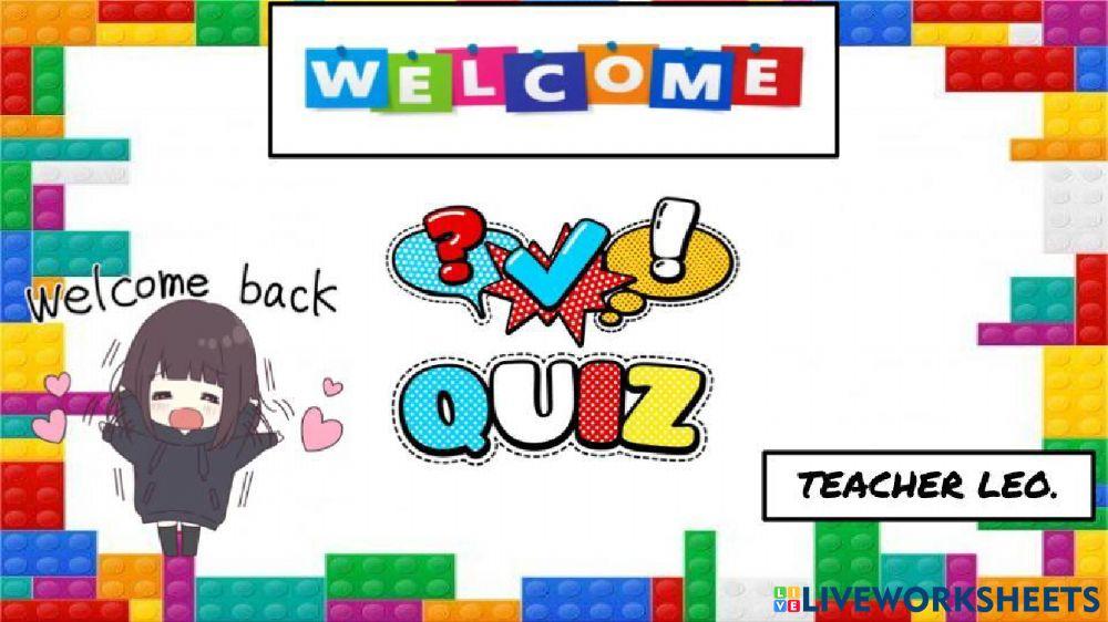 Quiz online exercise for Zero-Zero | Live Worksheets