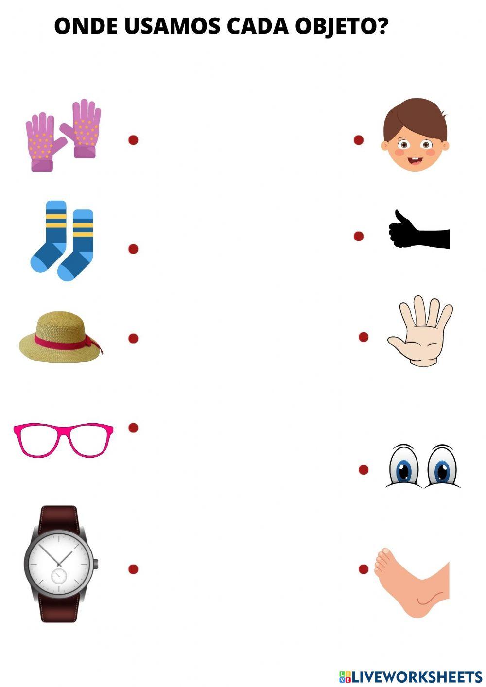 Corpo Humano Interactive Worksheet For 1º Ano Live Worksheets