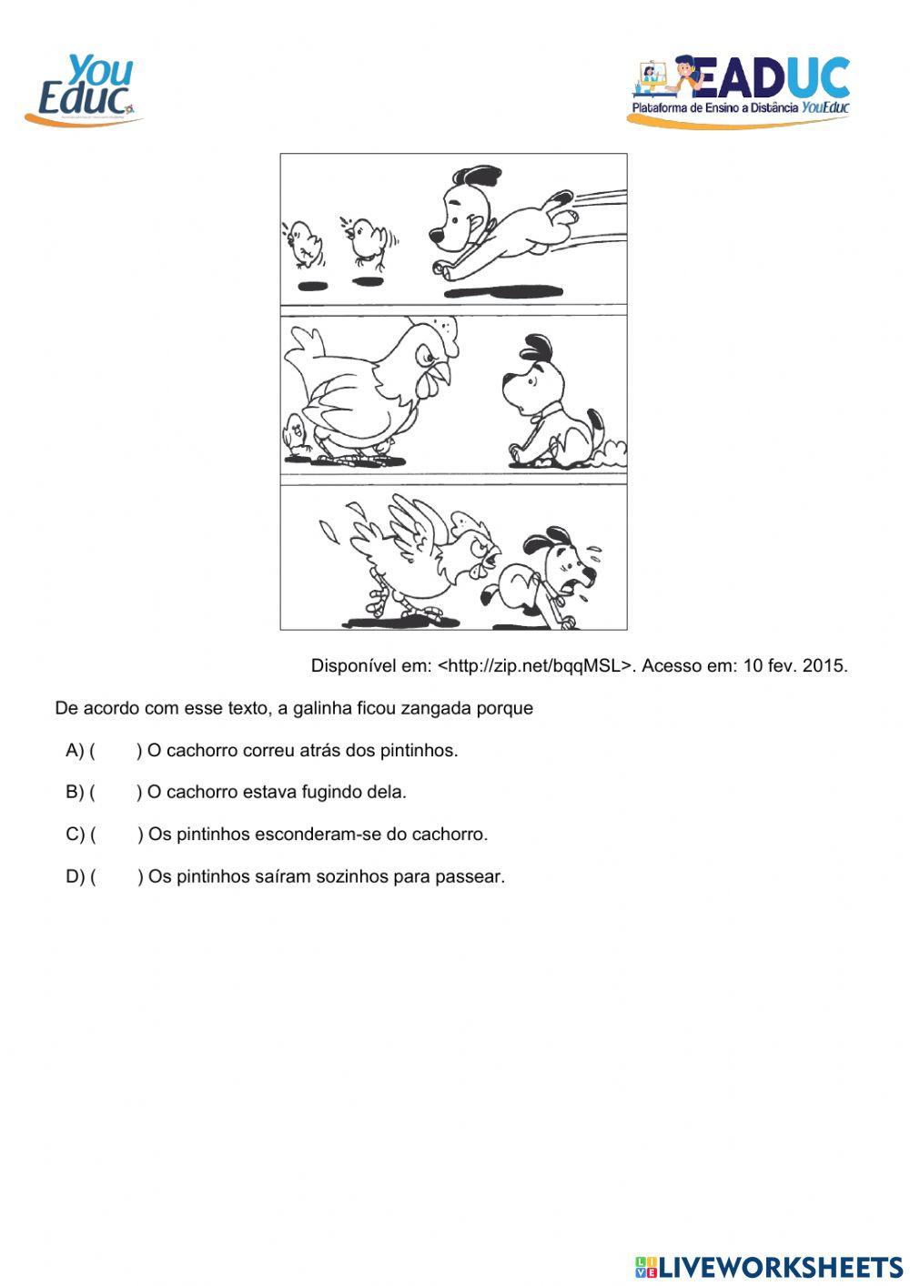 Português online exercise for 5ºANO | Live Worksheets