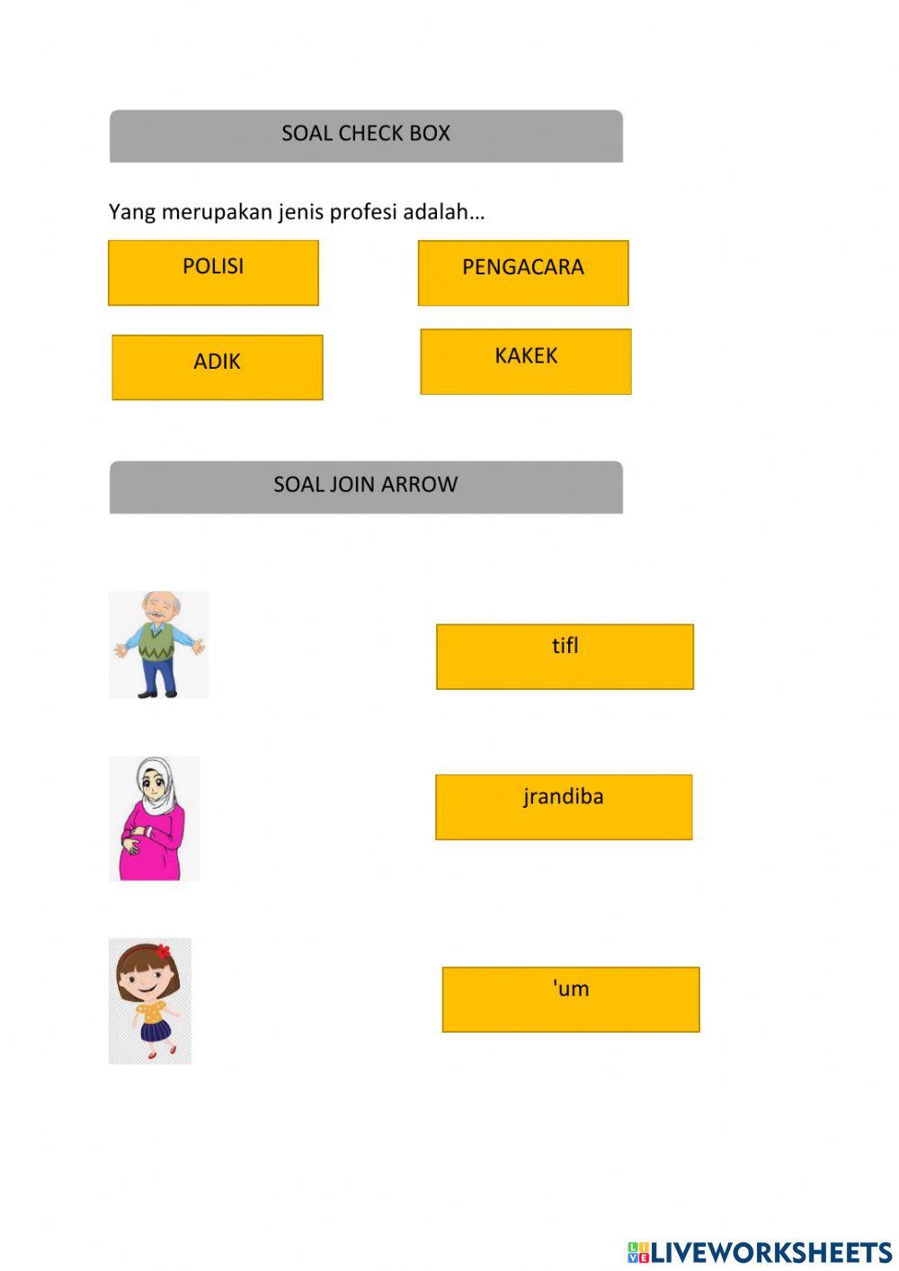 Latihan liveworksheet online pdf worksheet | Live Worksheets