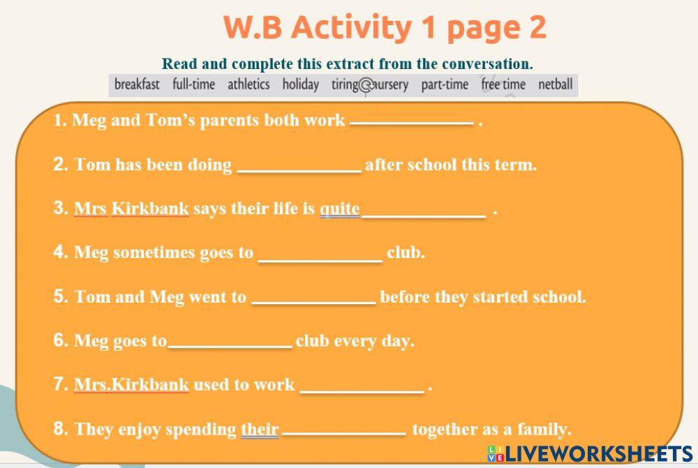 Vocabulary online exercise for Grade 10 | Live Worksheets
