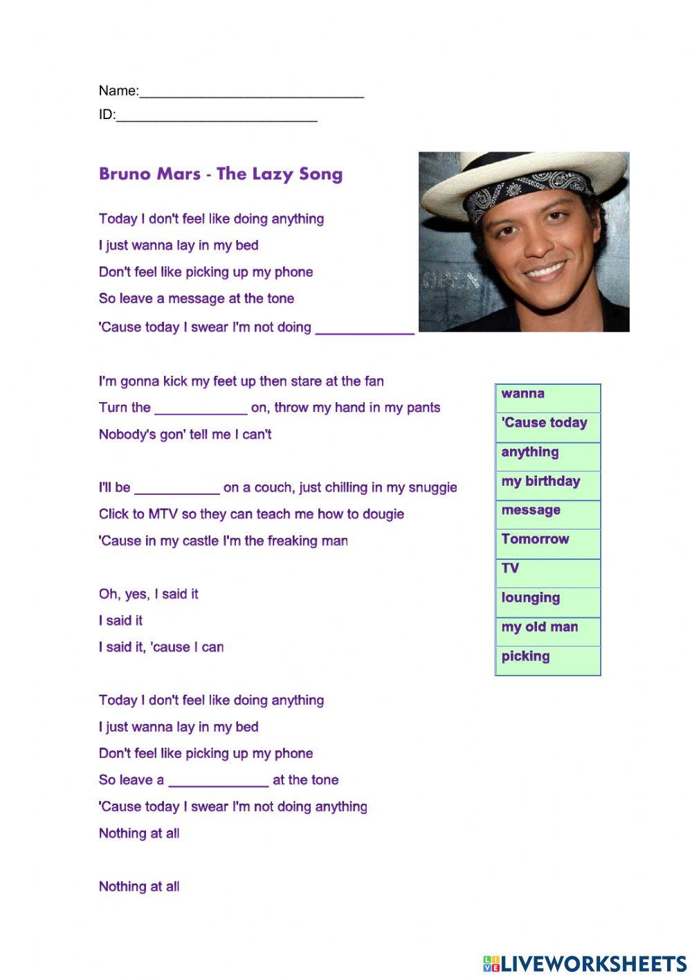 Plat mp3 test worksheet | Live Worksheets