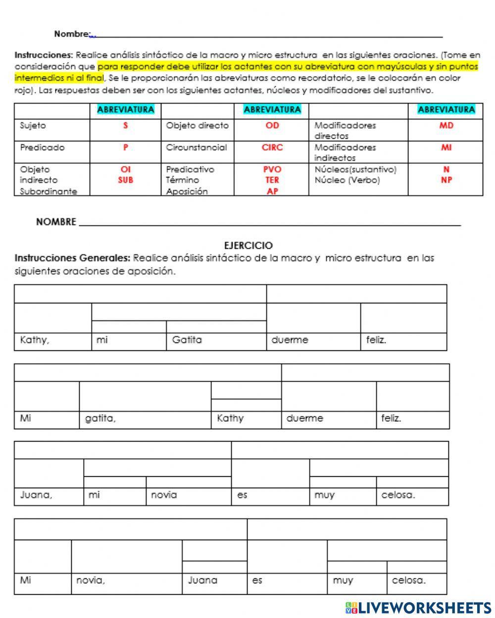 Macro interactive worksheet | Live Worksheets