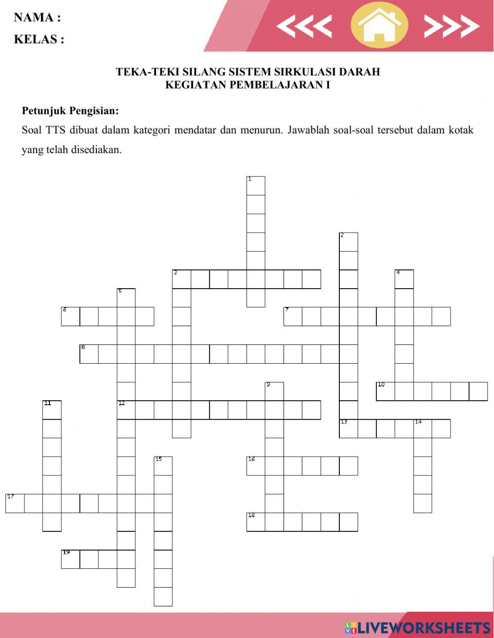 Tts sistem sirk… | Free Interactive Worksheets | 2136571