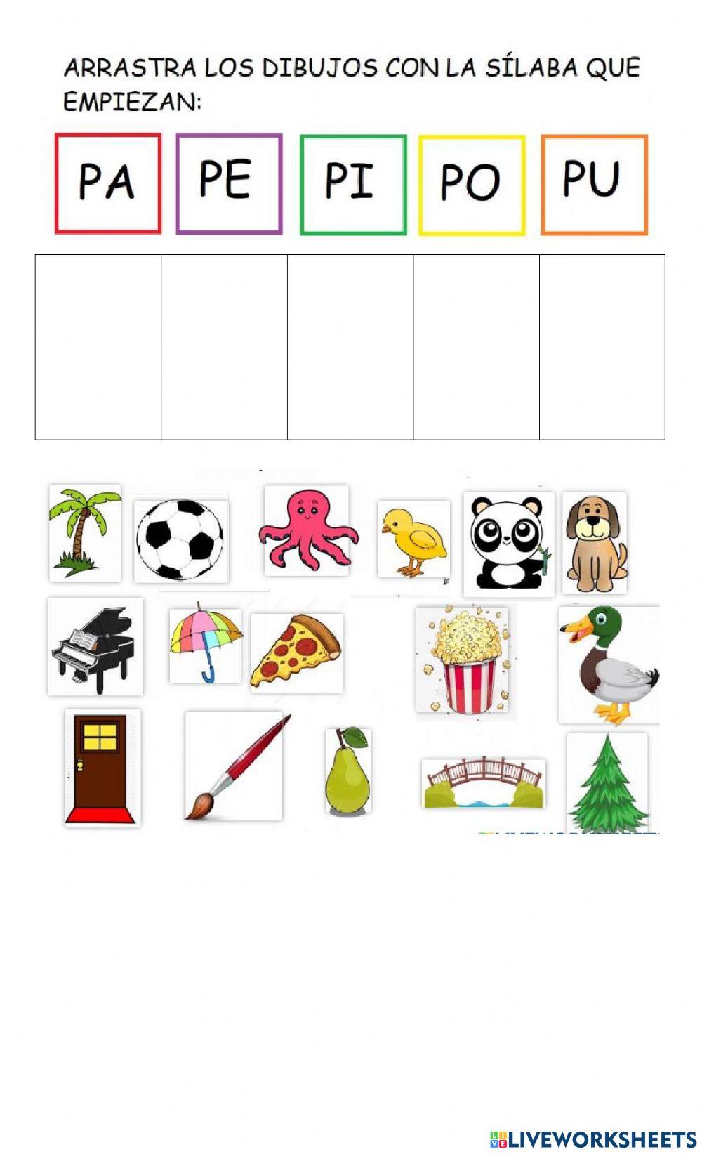 2136821 | Letra p | Annette1000 | LiveWorksheets