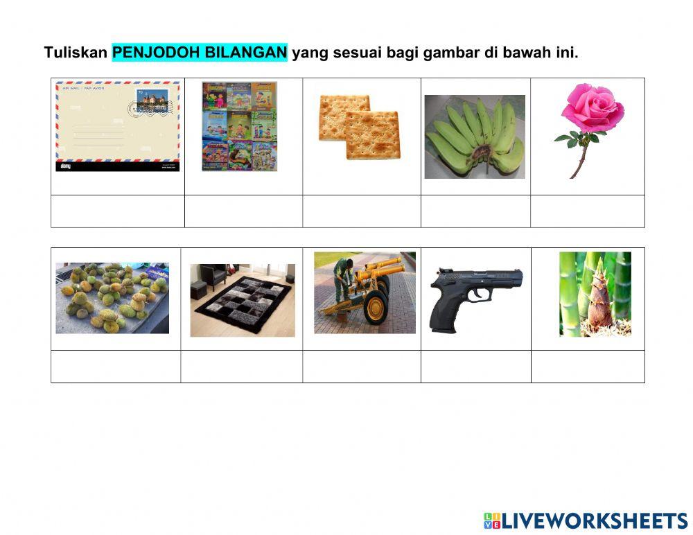 Penjodoh Bilangan Online Exercise For 4 Live Worksheets