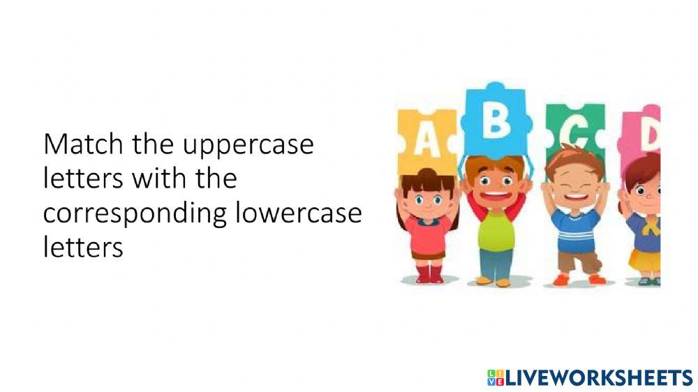 PHL UPPERCASE and LOWERCASE online exercise for | Live Worksheets