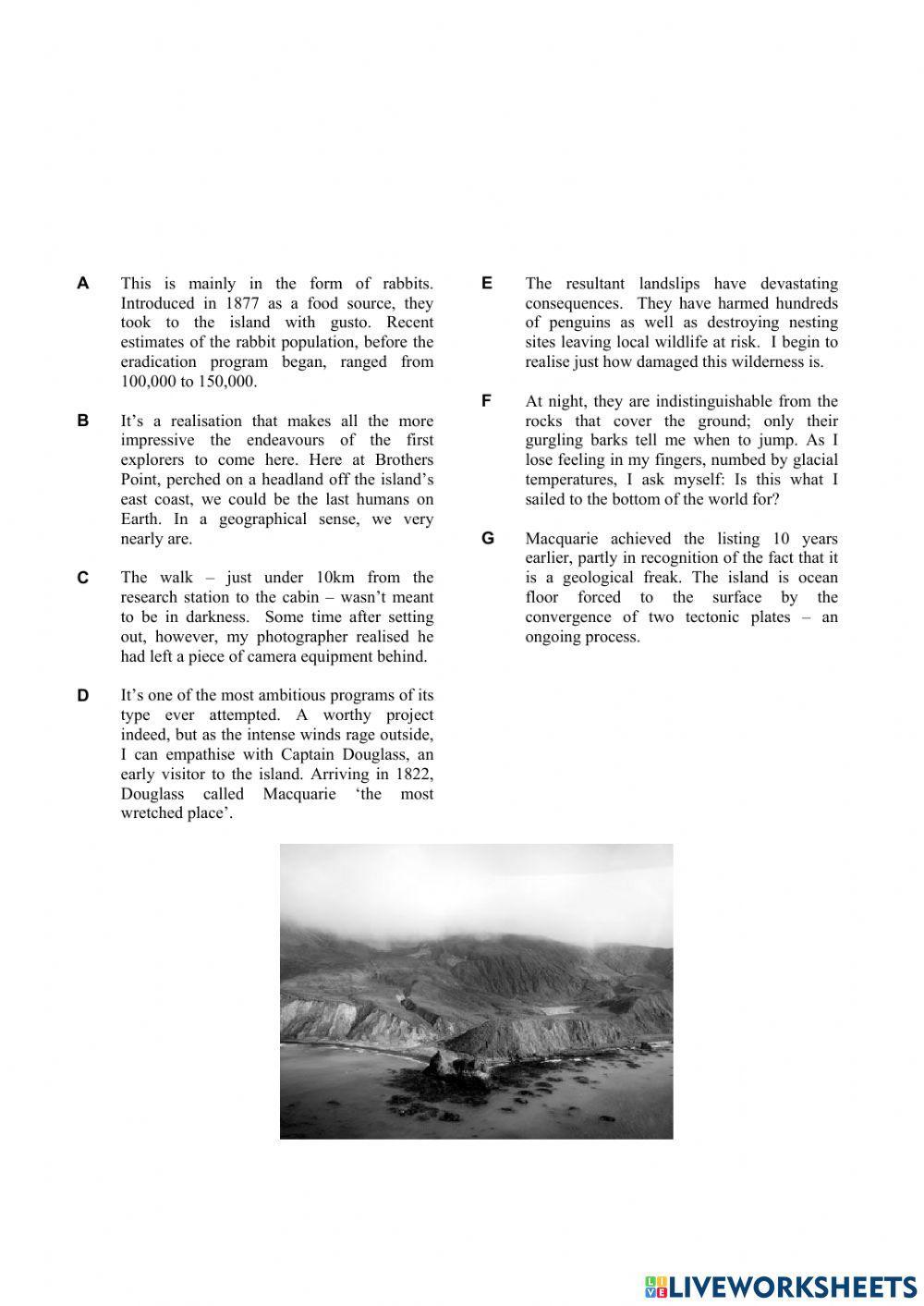 CAE Sample 2- Reading and Use of English Part 1-5 worksheet | Live ...