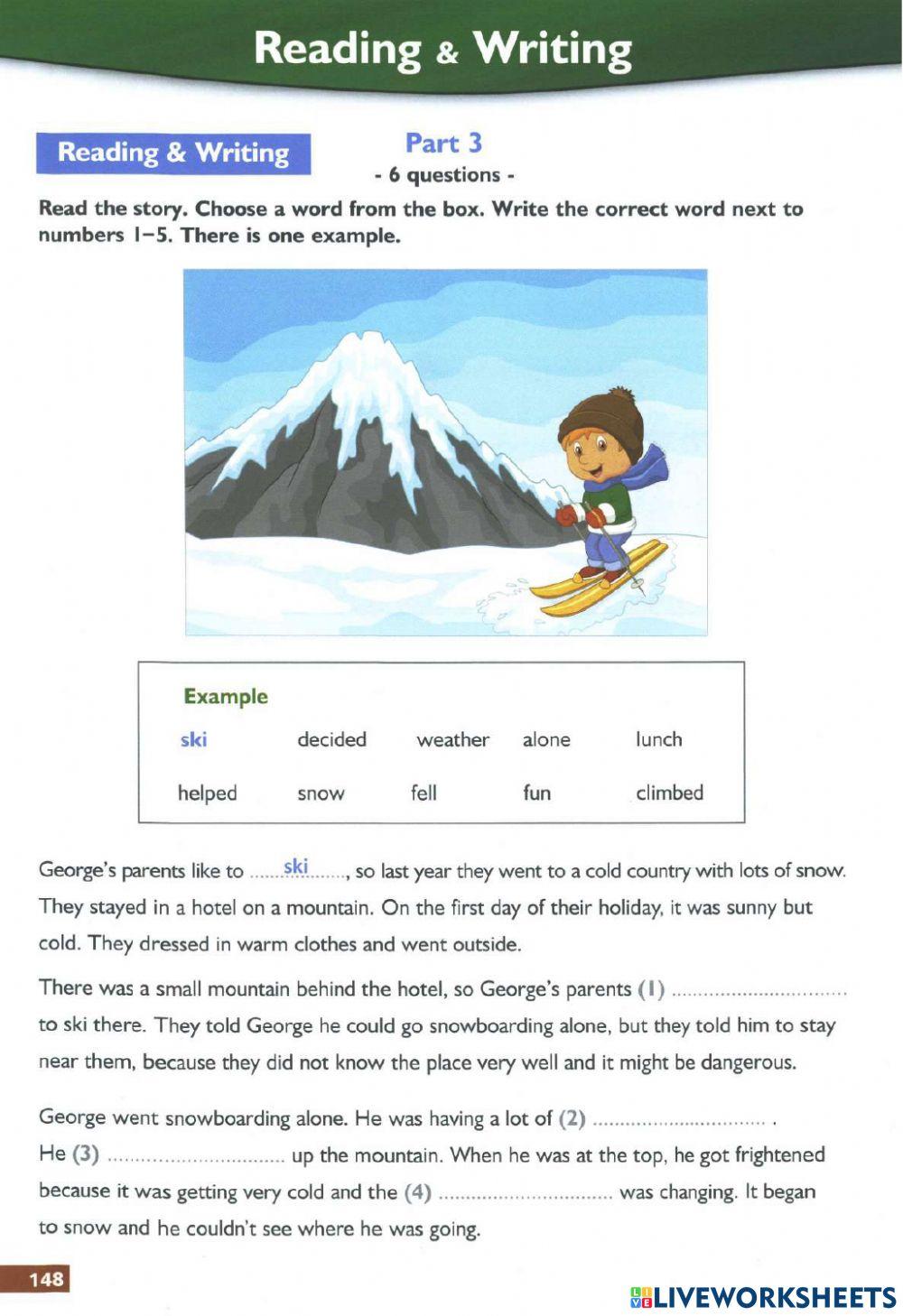 Flyers - readin… | Free Interactive Worksheets | 5374522