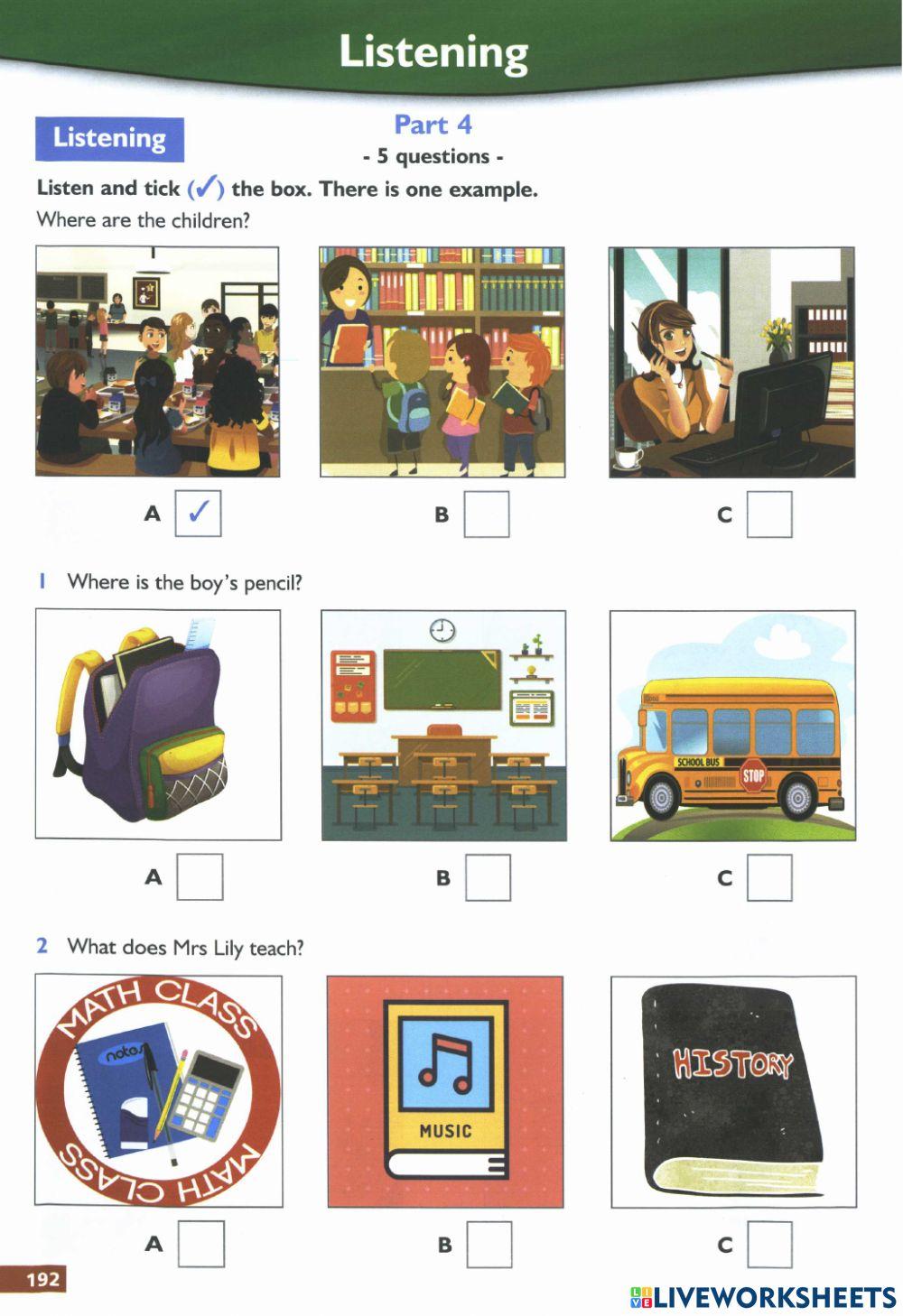 2262566 | Flyers - listening | gialam98 | LiveWorksheets