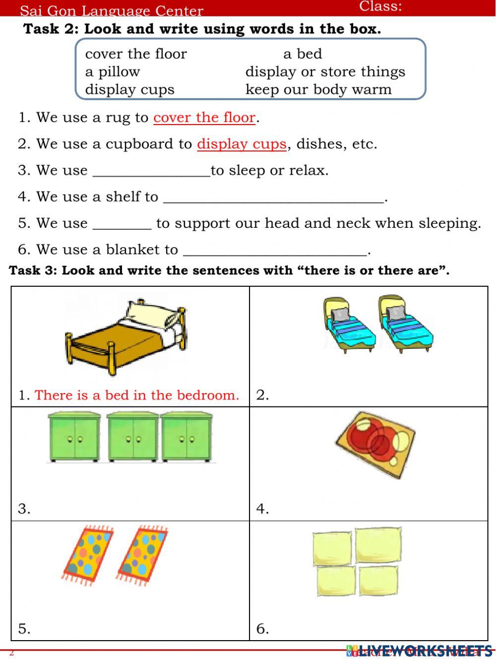 Tidy up! | Live Worksheets