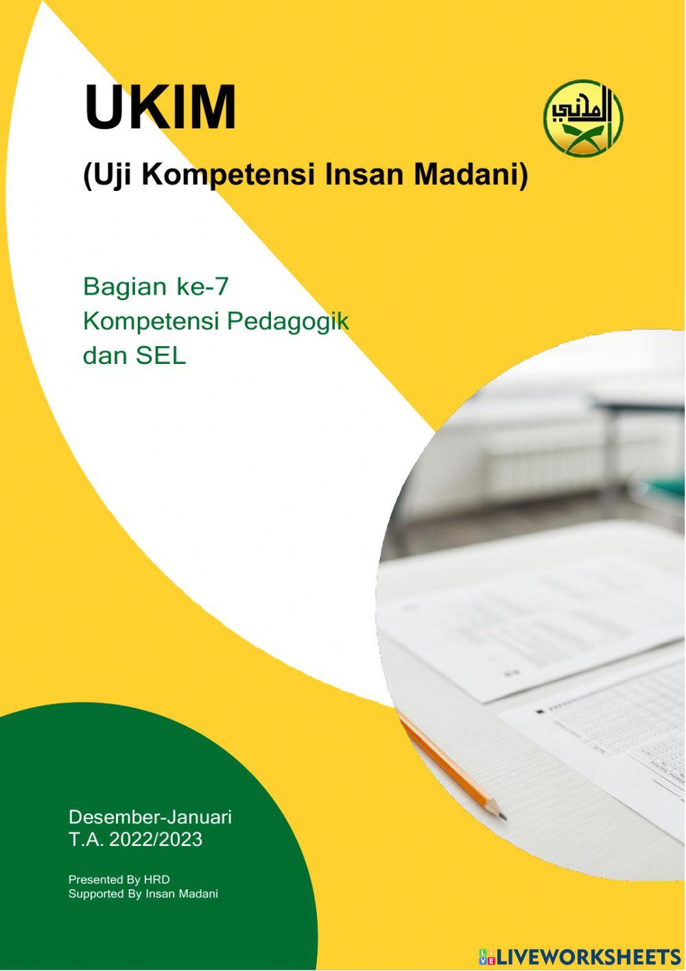 07-UKIM PEDAGOGIK 3c PAS online exercise for | Live Worksheets