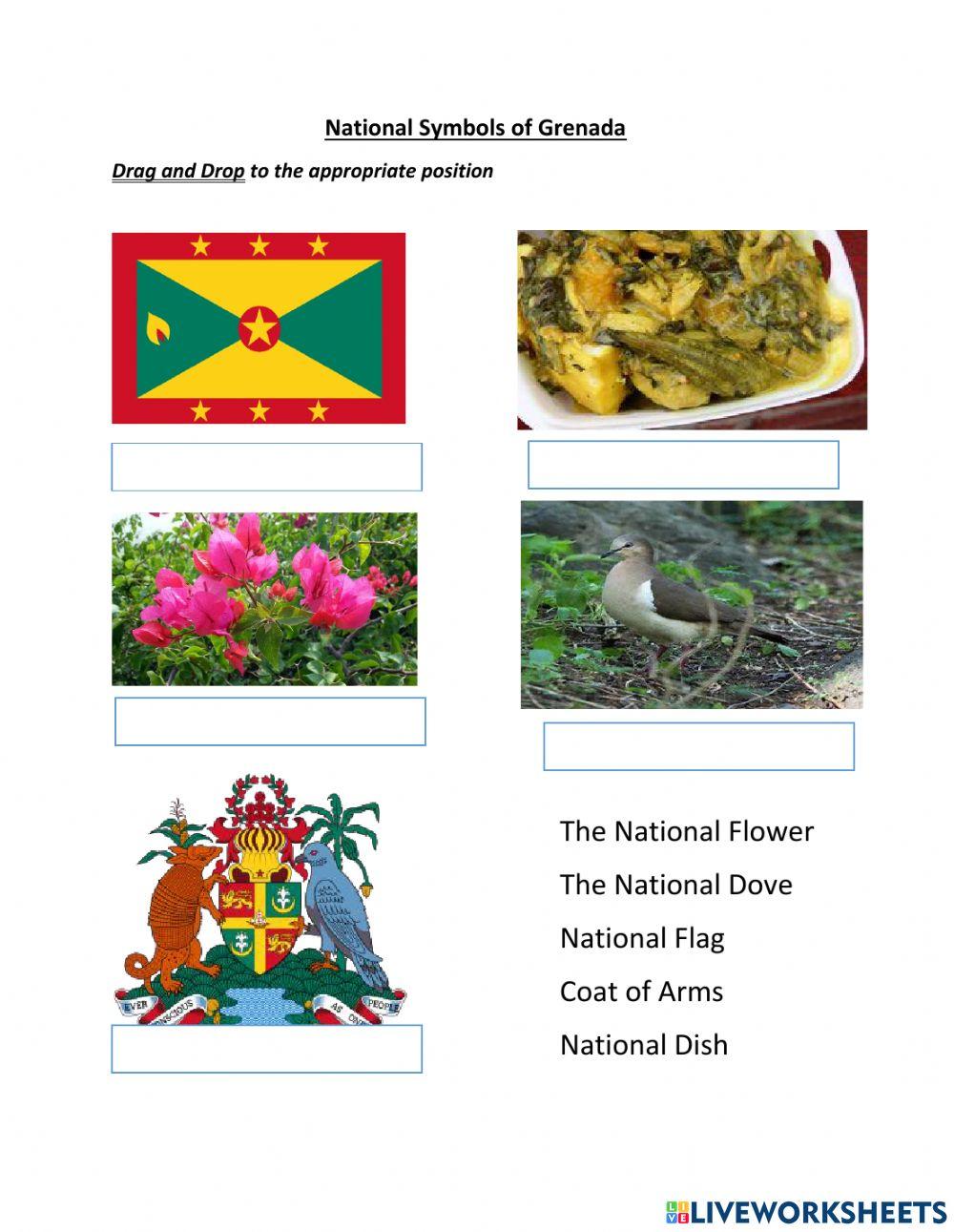 National Symbol… | Free Interactive Worksheets | 5374689