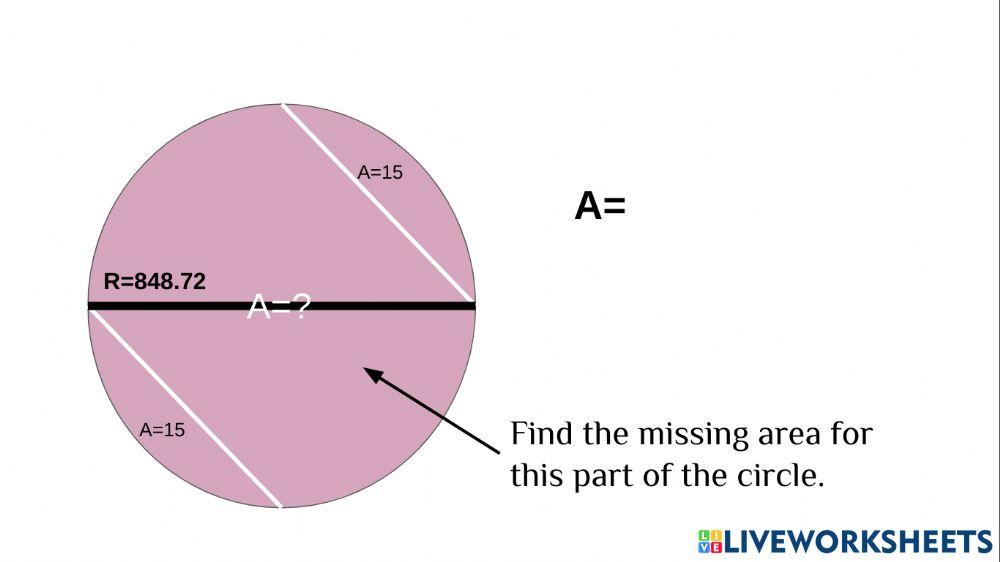 Circle exercise for 8 | Live Worksheets