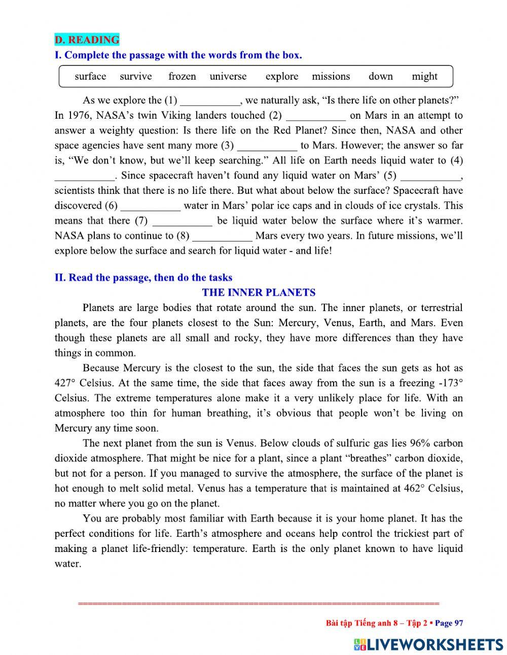 2264305 | Grade 8 - Unit 12 | Shiningcenter