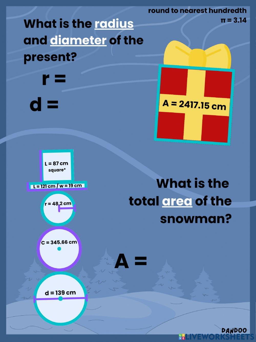 Area Practice exercise | Live Worksheets