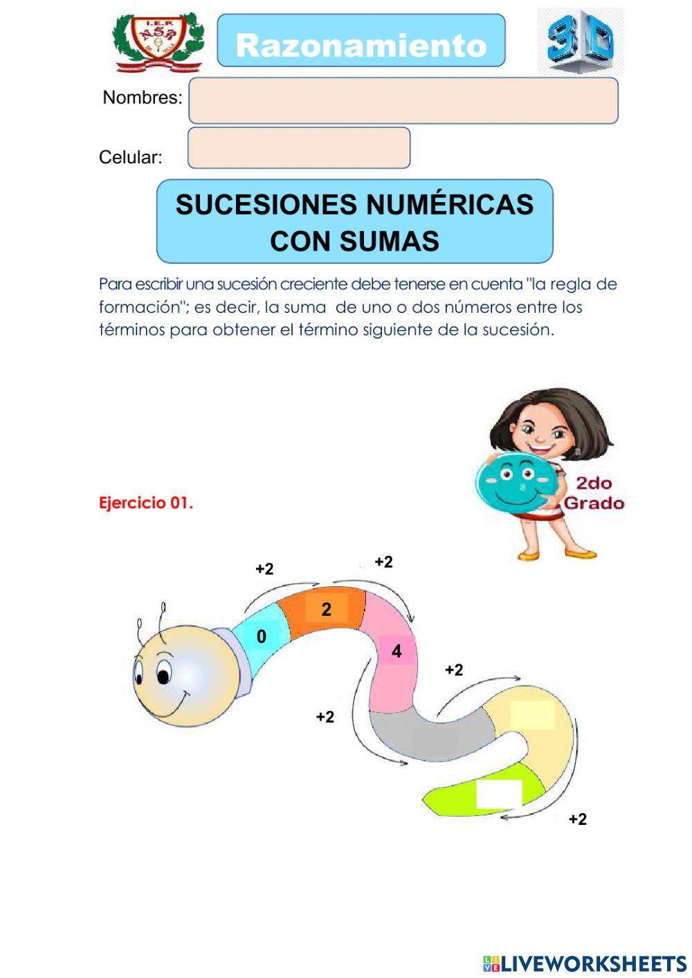 2264722 | Sucesiones numéricas con sumas | Luis Enrique