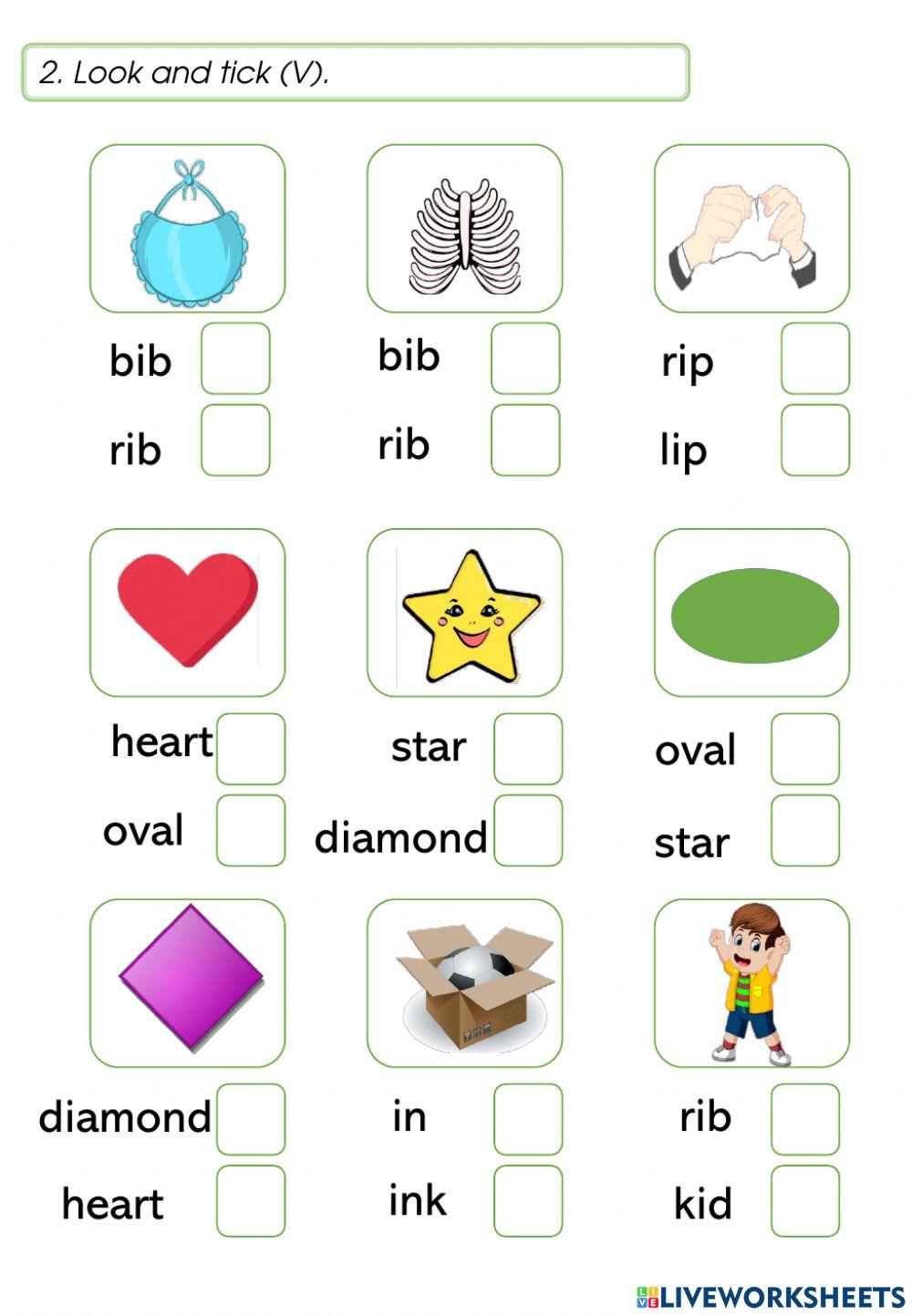 Sound review exercise | Live Worksheets