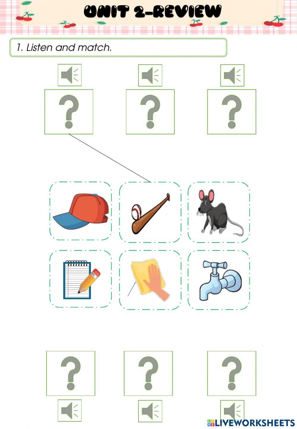 Sound review | Live Worksheets