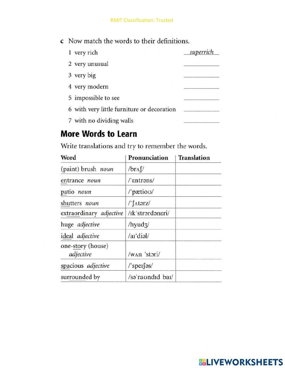4B Intermediate worksheet | Live Worksheets