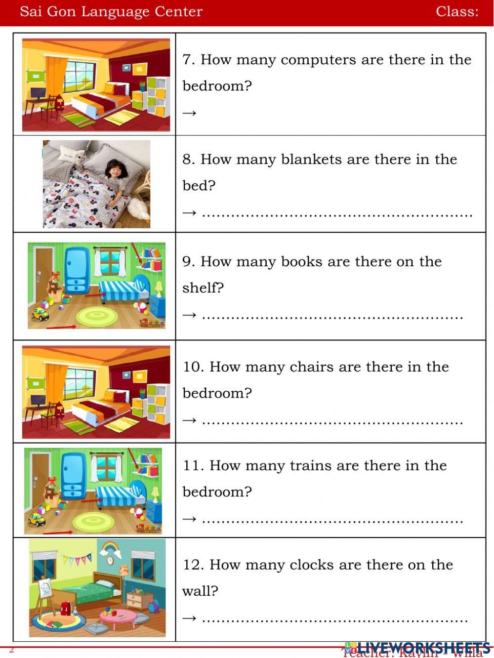 Tidy up! online worksheet | Live Worksheets
