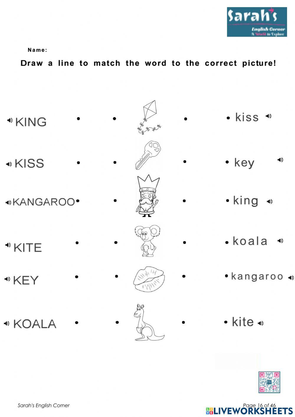 Phonics Kk | thanhhuong293 | Live Worksheets