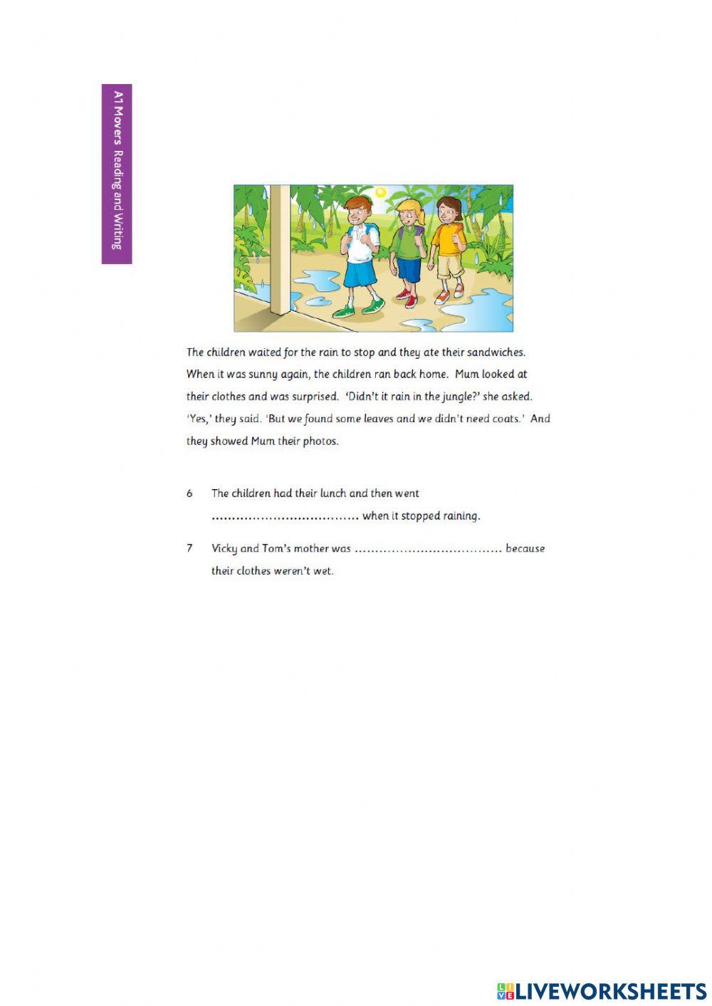 Movers part 5&6 | Free Interactive Worksheets | 2265898