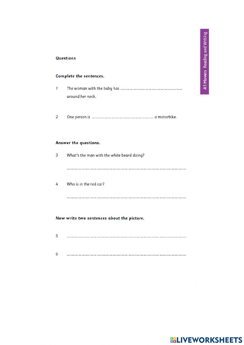 Movers part 5&6 | Free Interactive Worksheets | 2265898