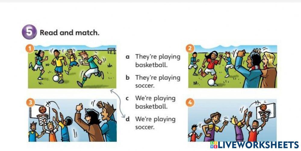 Read and match online exercise for 3 | Live Worksheets