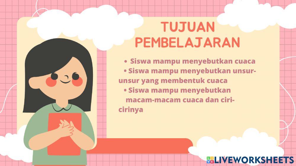 CUACA worksheet | Live Worksheets